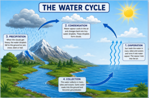 Water Cycle for Class 7 | Definition, Stages & Importance